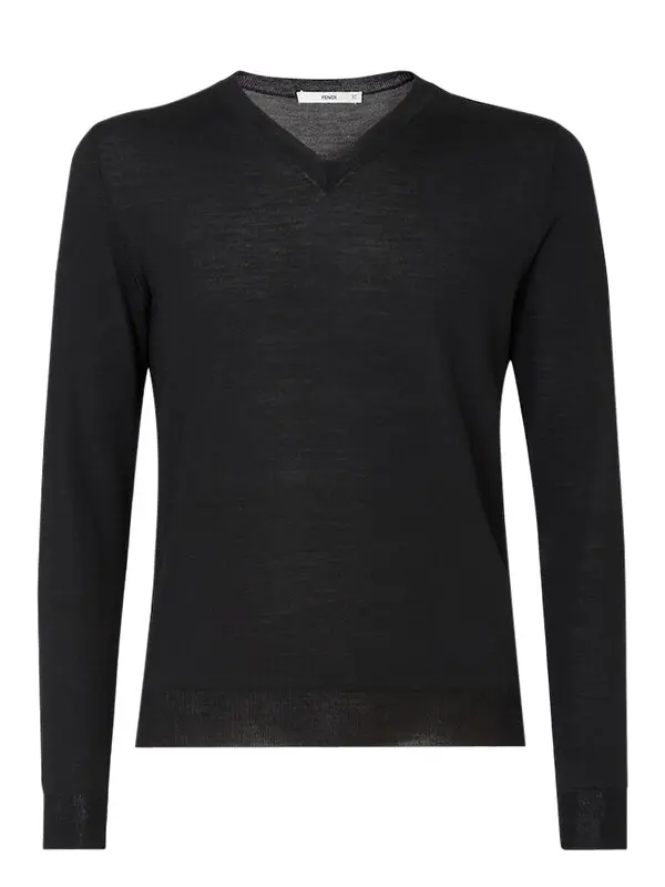 Fendi Wool Jumper - Black