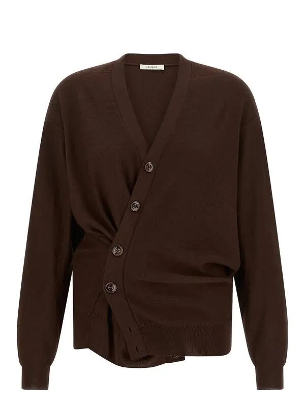 LEMAIRE Relaxed Twisted Cardigan - Multicolor