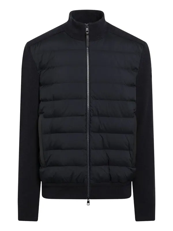 Moncler Padded Cardigan - Blue