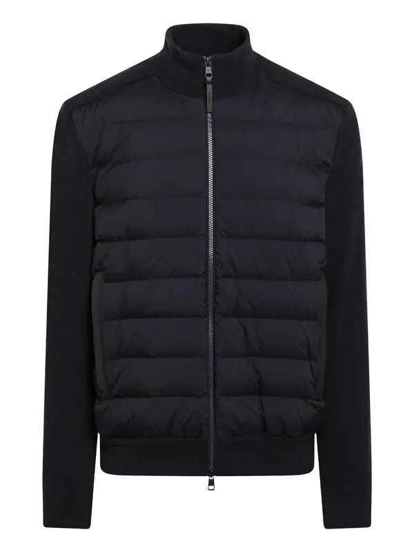 Moncler Padded Cardigan - Blue