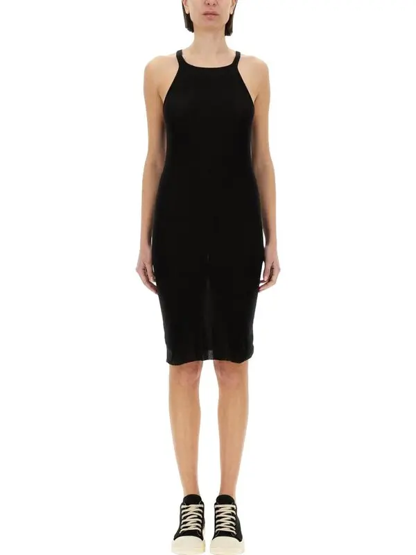 Rick Owens Cotton Tank Dress - Black