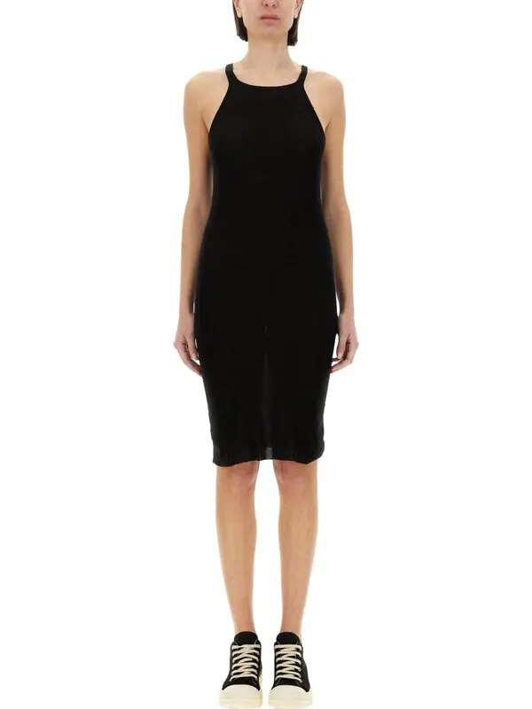 Rick Owens Cotton Tank Dress - Black