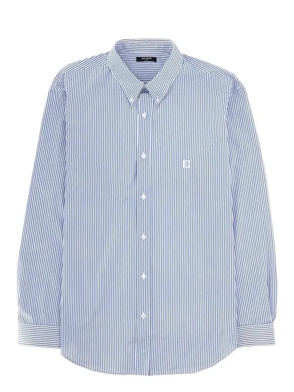 Balmain Shirt With Logo - Multicolor