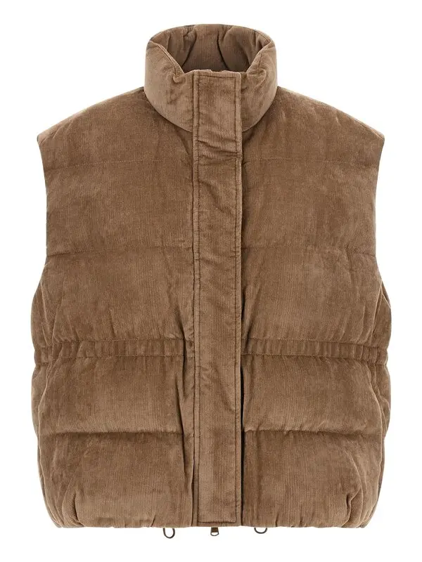 Brunello Cucinelli Corduroy Waistcoat - Cream