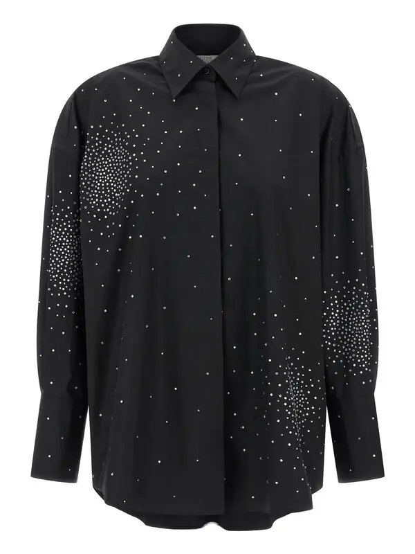 Giuseppe Di Morabito Cotton Poplin Shirt - Black