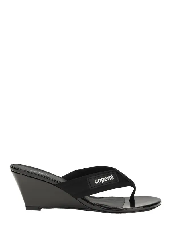 Coperni Lift Flip-flop Sandals - Black