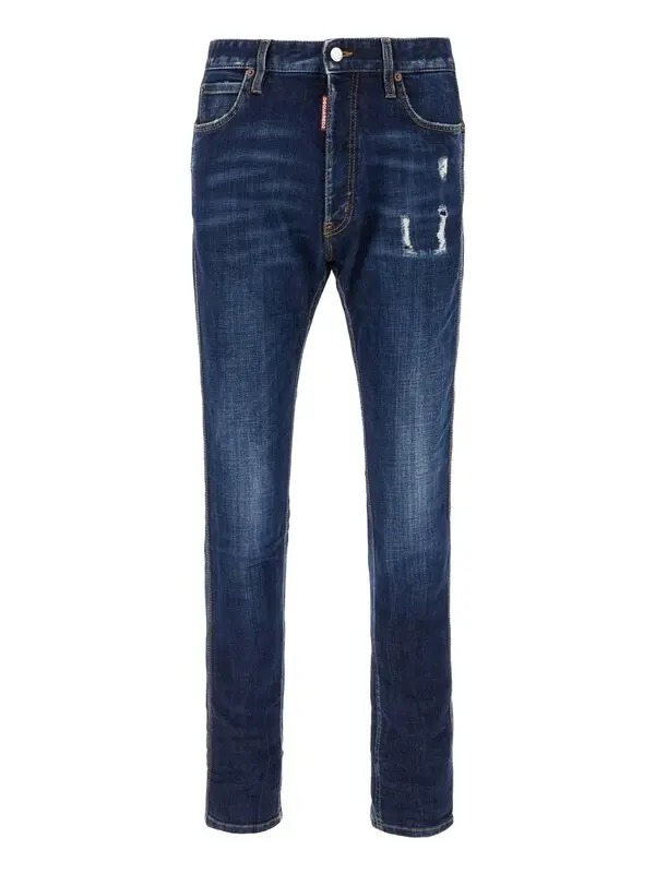 Dsquared2 Slim-fit Distressed Jeans - Multicolor