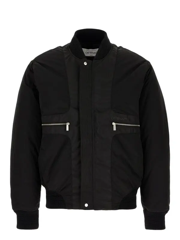 Off-White Bomber Jacket - Multicolor