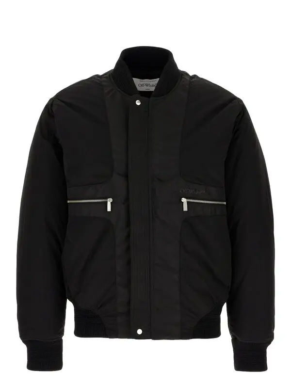 Off-White Bomber Jacket - Multicolor