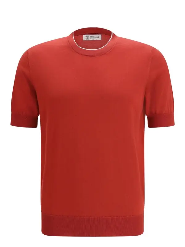 Brunello Cucinelli Cotton T-shirt - Red