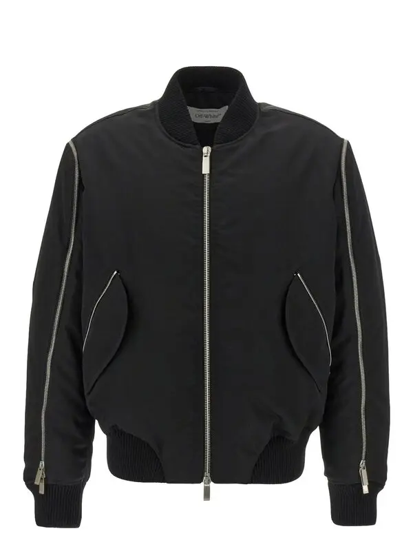 Off-White Bomber Jacket - Multicolor