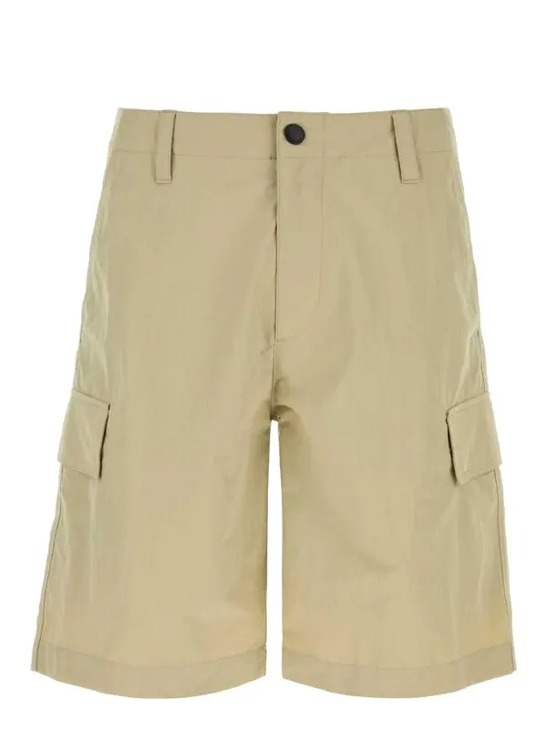 Burberry Beige Nylon Bermuda Shorts - Brown