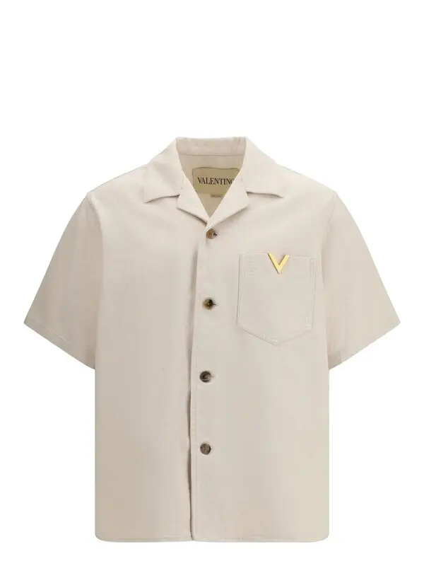 Valentino Garavani Signature Vlogo Bowling Shirt - Multicolor