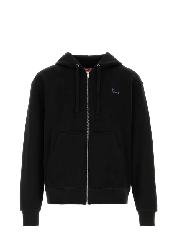 Kenzo Cotton Sweatshirt - Black