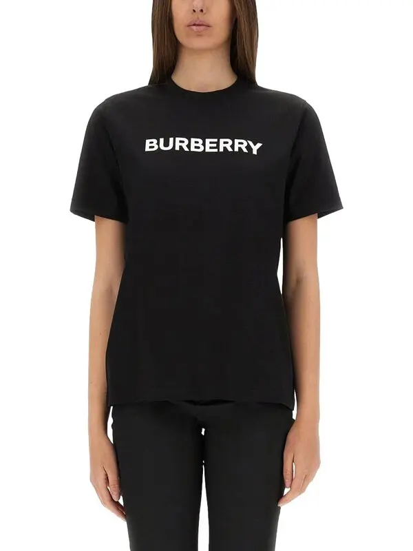 Burberry T-shirt With Logo - Black