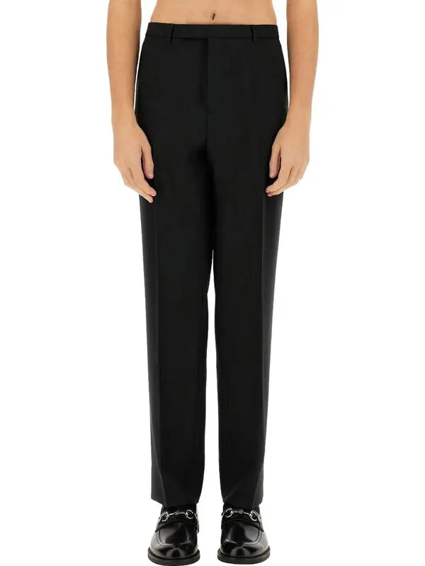 Gucci Cotton Tailored Trousers - Black