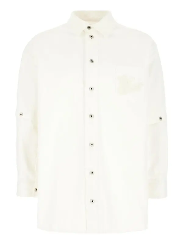 Off-White Denim Shacket - Multicolor