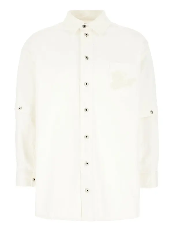 Off-White Denim Shacket - Multicolor