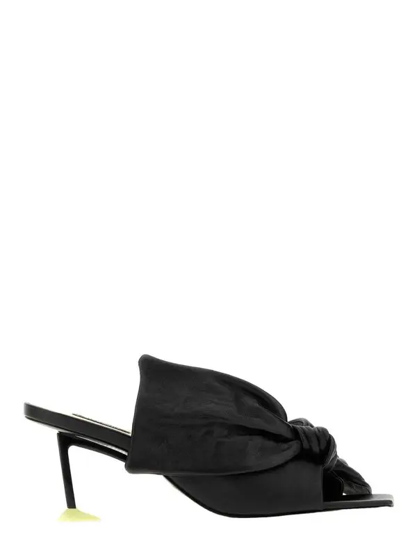 Givenchy Leather Boudoir Mules - Black
