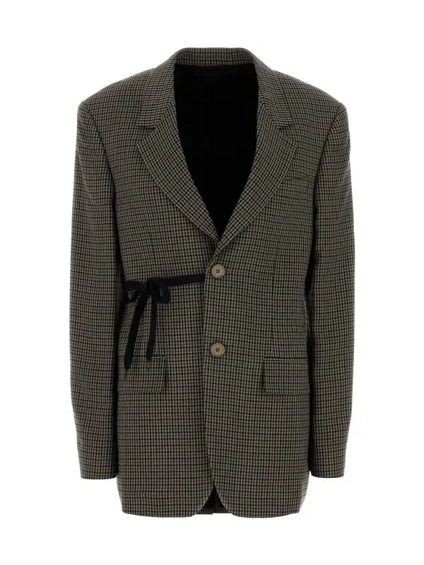 Balenciaga Embroidered Lyocell Blazer - Multicolor