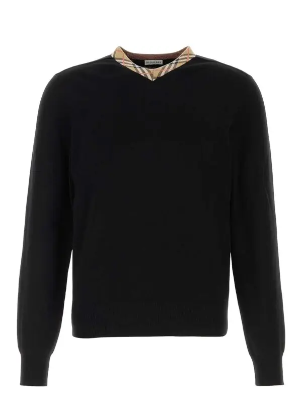 Burberry Wool Sweater - Black