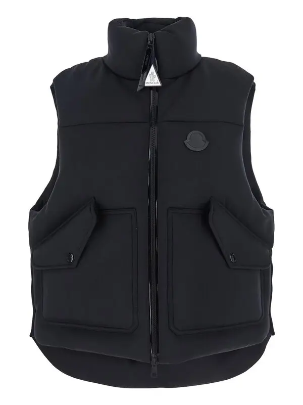 Moncler Otis High-neck Puffer Vest - Multicolor
