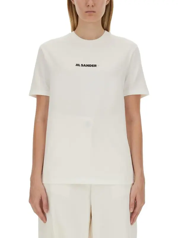 JIL SANDER Logo T-shirt - White