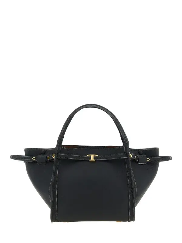 TOD'S Small Tim Shopping Bag - Black