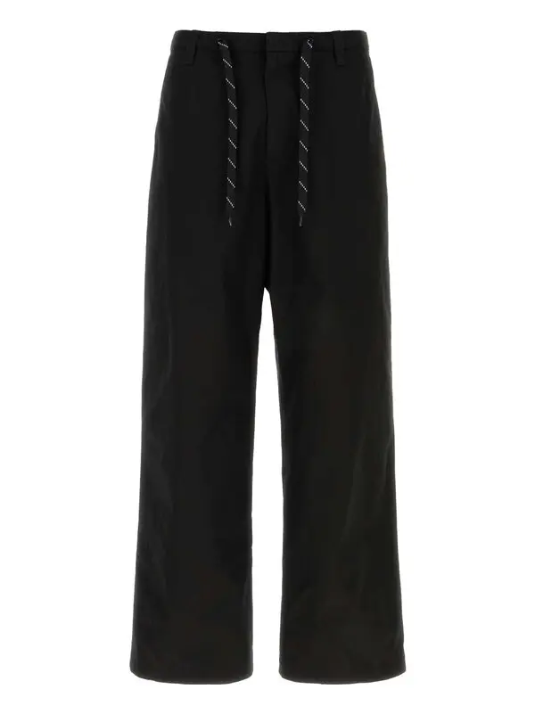 Balenciaga Cotton Wide-leg Pant - Black