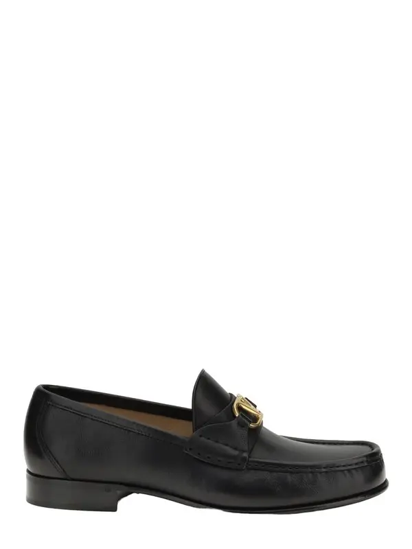 Valentino Garavani Signature Vlogo Loafers - Black