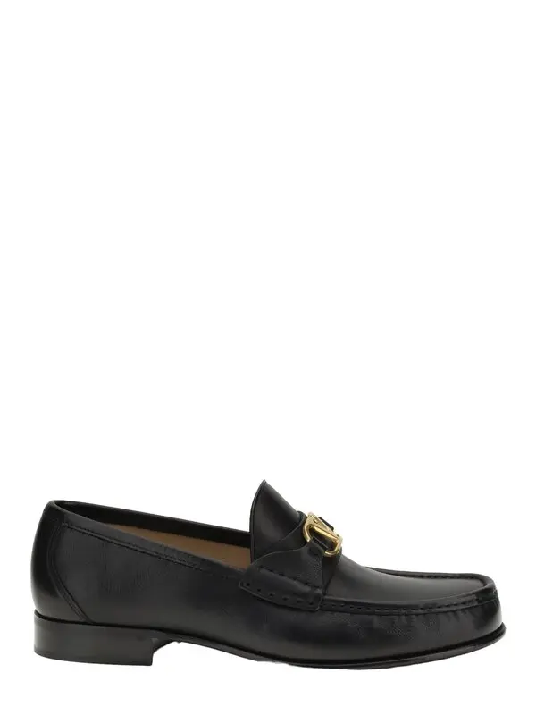 Valentino Garavani Signature Vlogo Loafers - Black