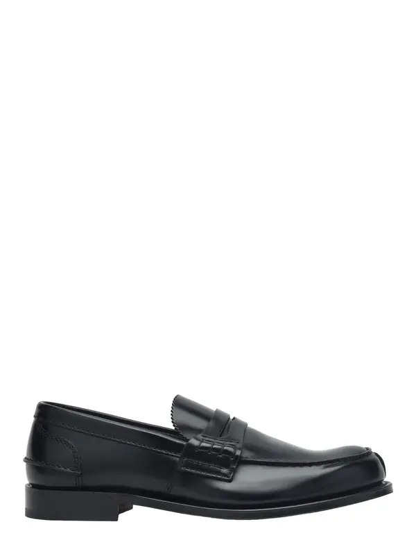 Church's Shiny Leather Pembrey Loafers - Black