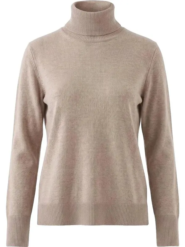 Max Mara Wool Turtleneck Sweater - Multicolor