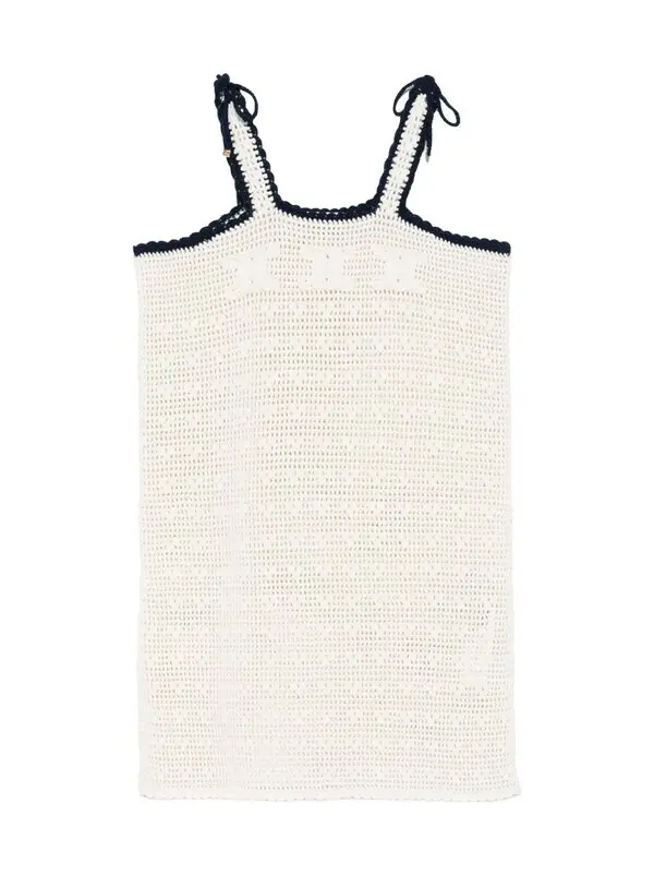 Celine Crochet Short Dress - Multicolor