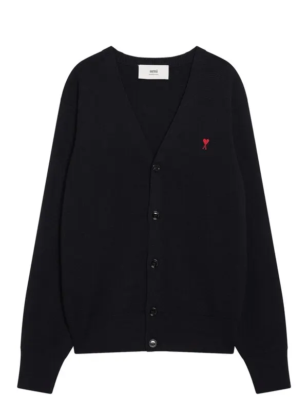 AMI Paris De Coeur Cardigan - Blue