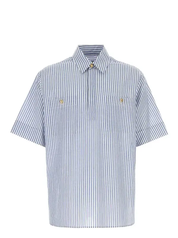 Valentino Garavani Embroidered Cotton Blend Shirt - Multicolor