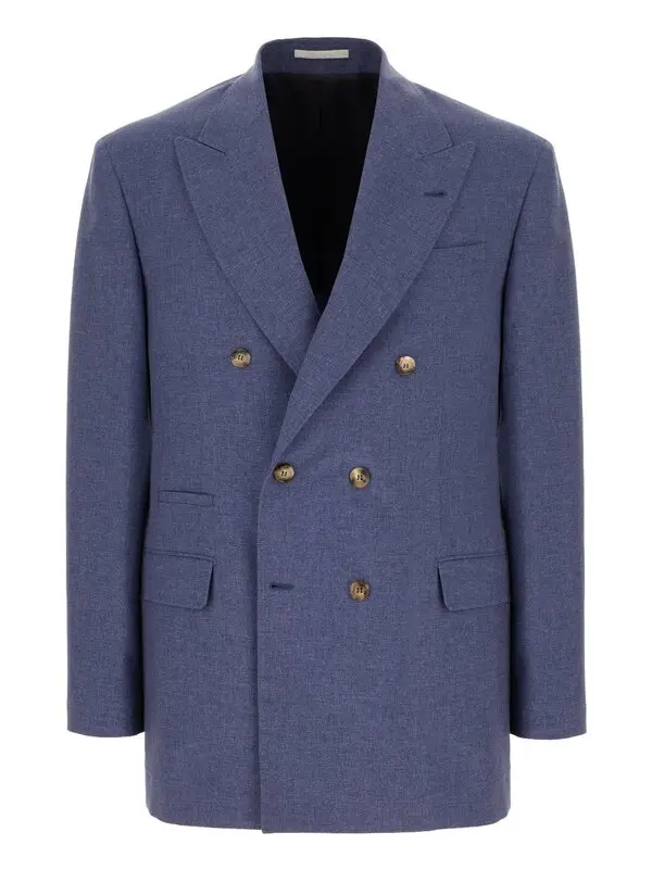 Brunello Cucinelli Double-breasted Blazer - Multicolor