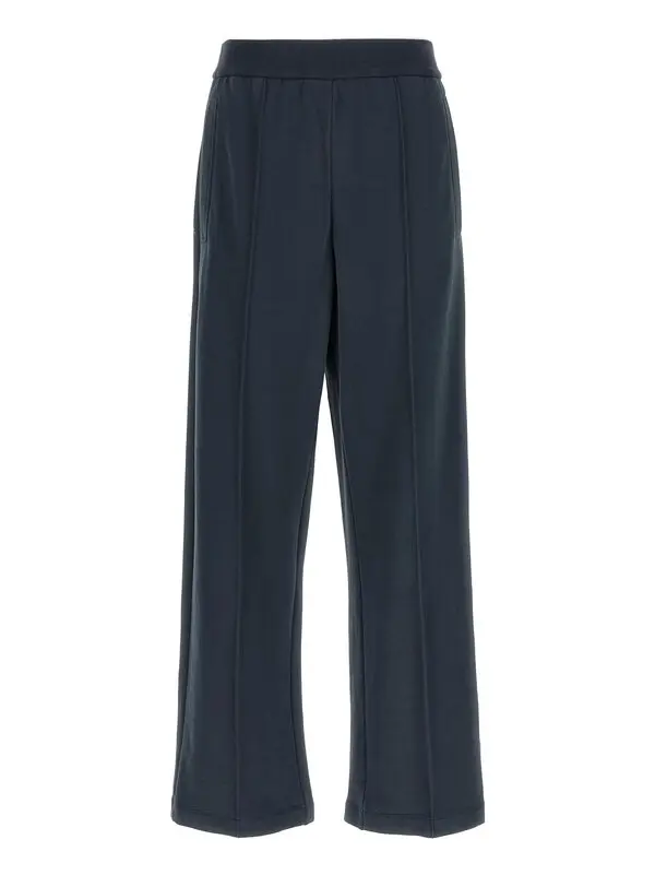 Brunello Cucinelli Joggers With Frontal Stitching Detail - Blue