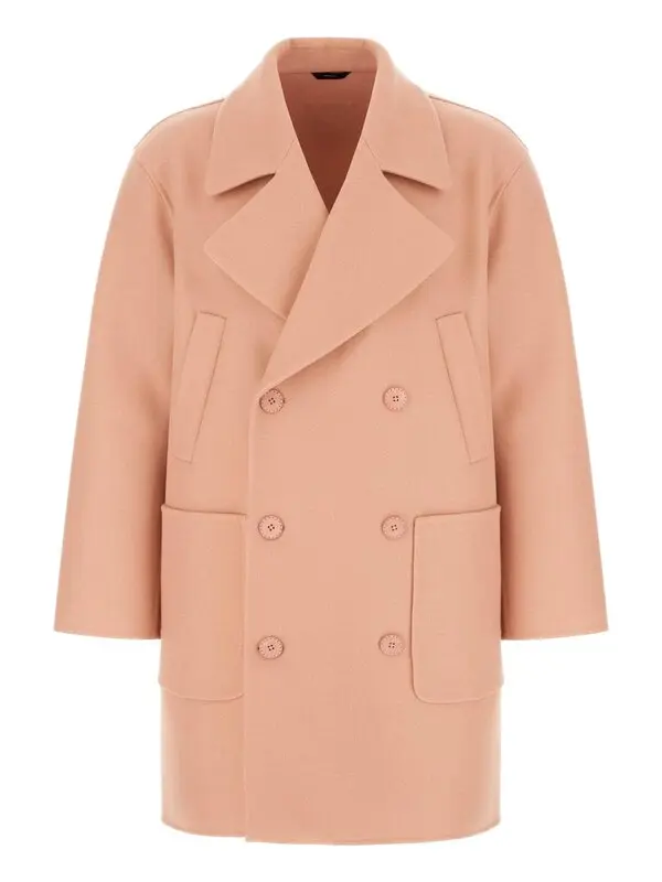 Fendi Double Breasted Peacoat - Multicolor