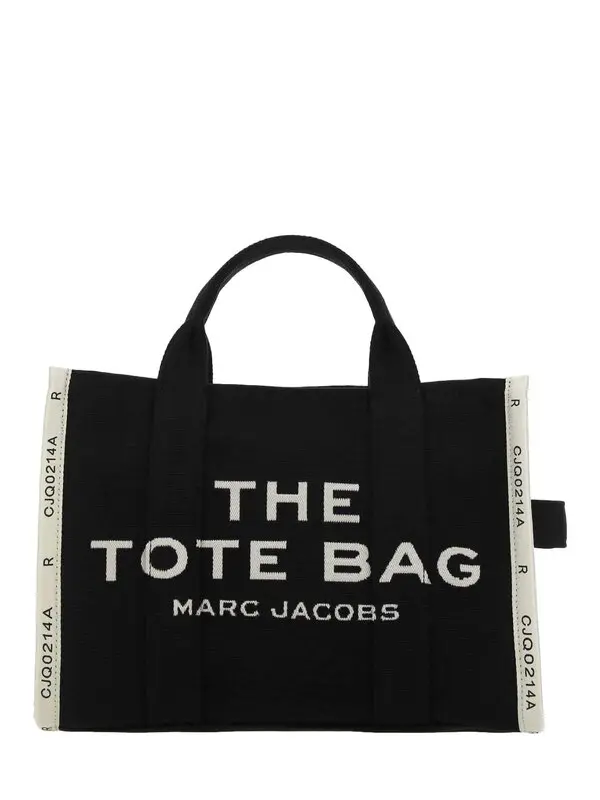 Marc Jacobs Canvas The Tote Shopping Bag - Black