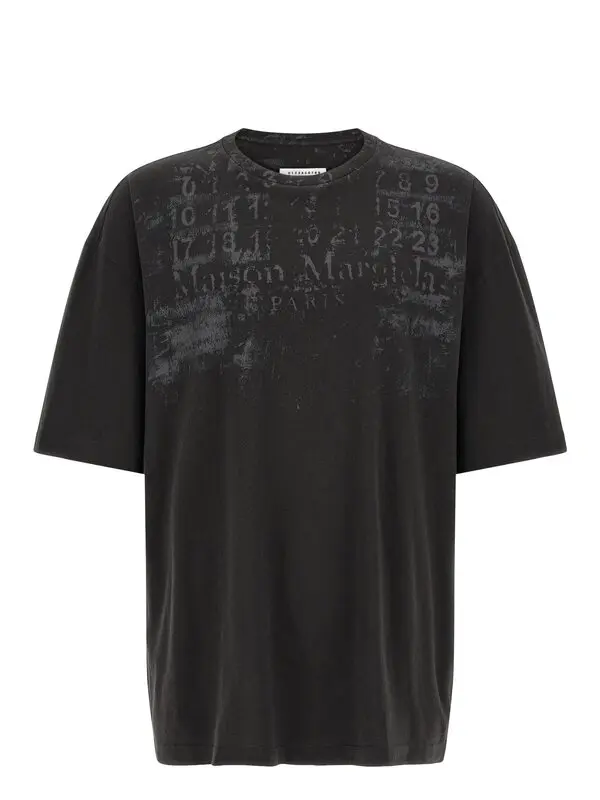 MAISON MARGIELA Numeric' T-shirt - Black