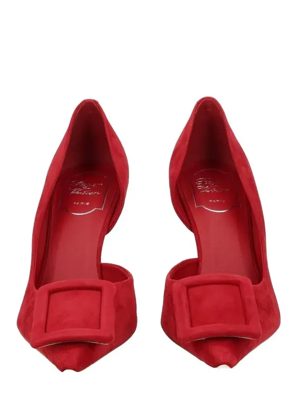 ROGER VIVIER Viv Ville D'orsay Pumps - Red