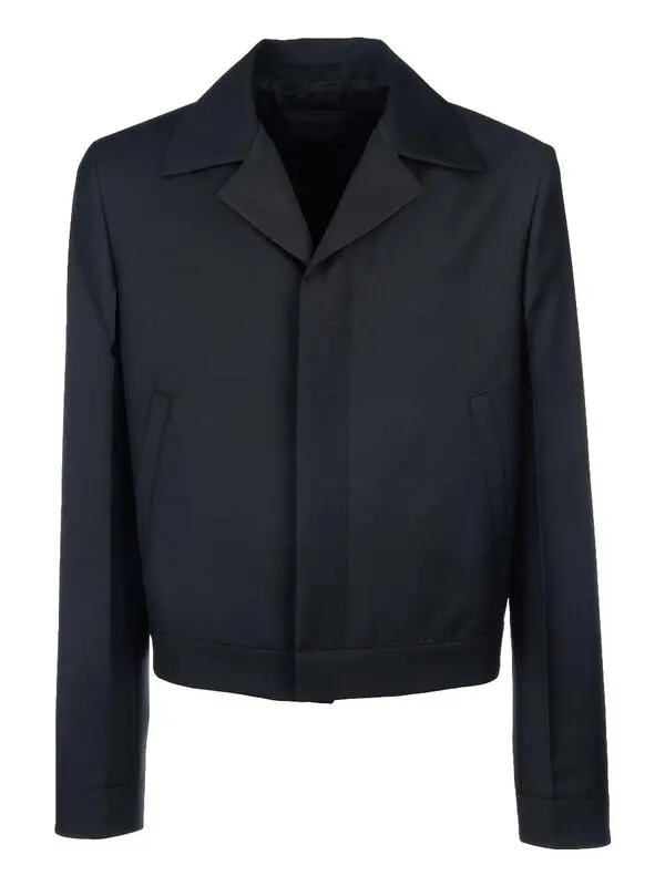 Prada Classic Collared Bomber Jacket - Multicolor