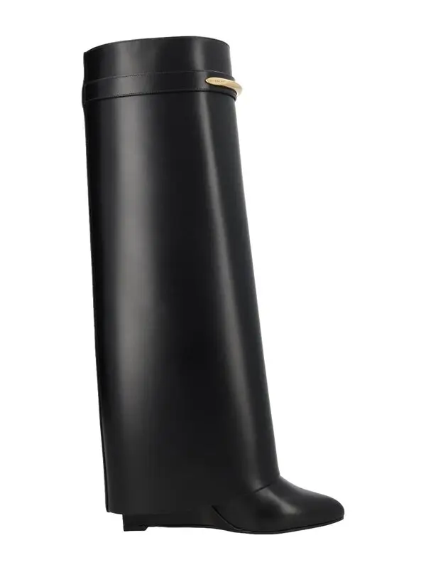 Givenchy Shark Pinch Leather Boots - Black