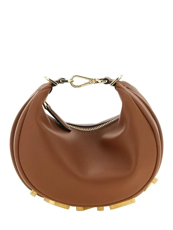 Fendi Fendigraphy' Mini Handbag - Brown