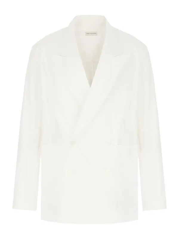 Dries Van Noten Structured Double-breasted Blazer - Multicolor