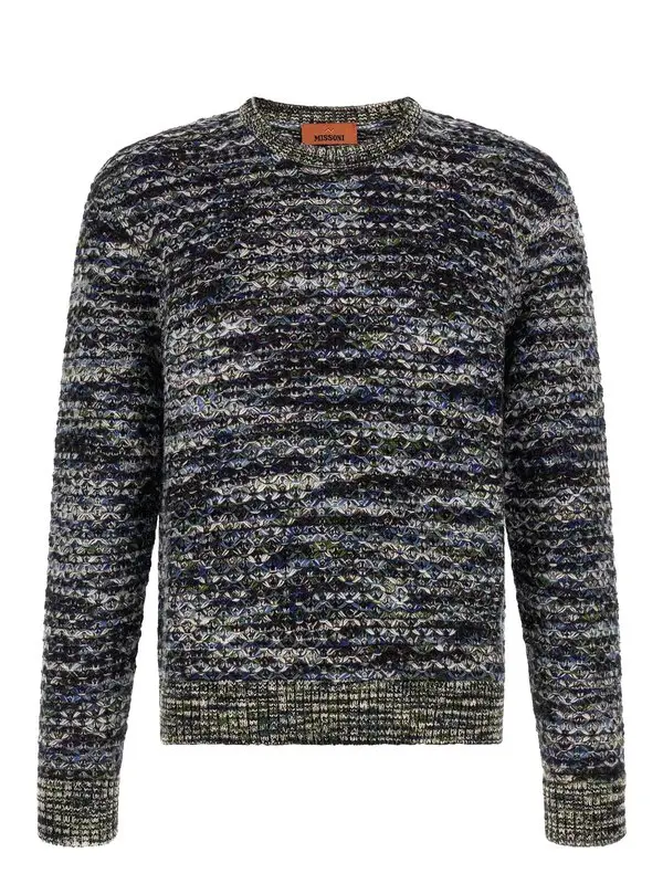 Missoni Three-dimensional Processed Pullover Sweater - Multicolor