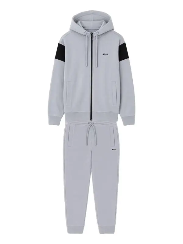 BOSS Set Tracksuit Con Cappuccio - Gray
