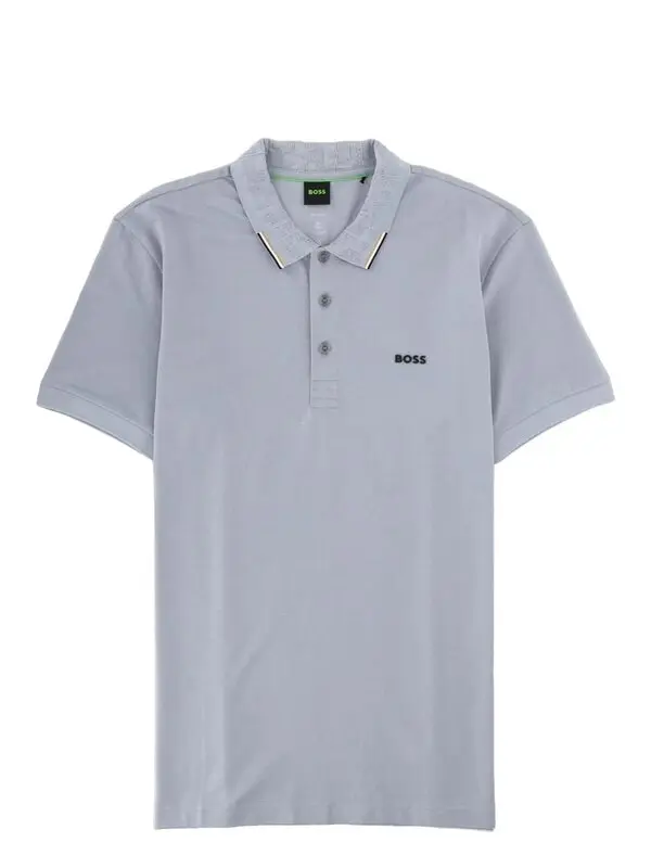BOSS Polo Con Logo - Gray