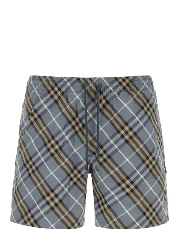 Burberry Printed Nylon Swimming Shorts - Multicolor